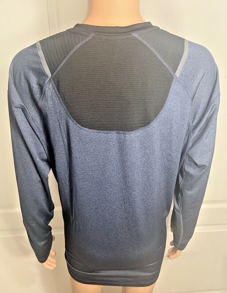 Spyder Men's Active Long Sleeve Athletic Shirt ProWeb Blue - NEW ...