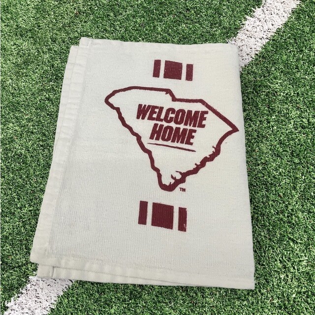 South Carolina Gamecocks Football 2021 vs Troy Trojans Rally Game Towel ...