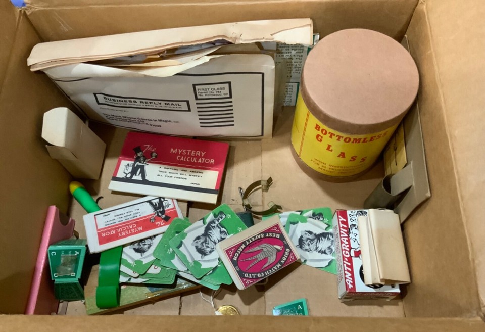 Top Hat Magic Company 1960’s Vintage Magic Set Tricks Original Mailing ...