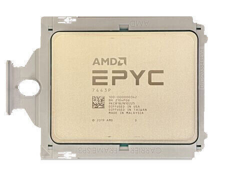 AMD EPYC 7443P Milan 2.85GHz Socket SP3 200W Unlocked Server Processor ...