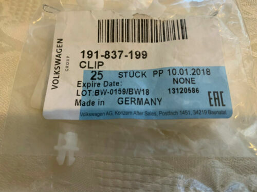 Genuine Volkswagen AUDI SKODA Seat Pull Rod Locking Pin Clip 1pc ...