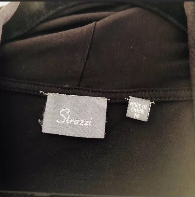 Strazzi Cardigan Jacket Black Medium | eBay