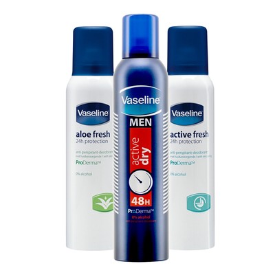 Vaseline ProDerma Antiperspirant Deodorant, Pack of 3 or 6, 150ml | eBay