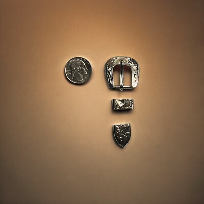 Headstall Hardware Silver Buckle Set 5/8" Straps 3 Pc Horse Tack ...