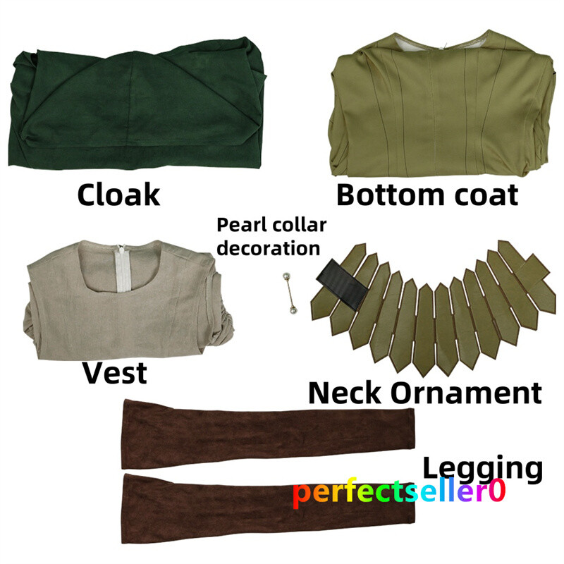 Delicious in Dungeon Mithrun Cloak Vest Cosplay Men's Costume Outfit ...