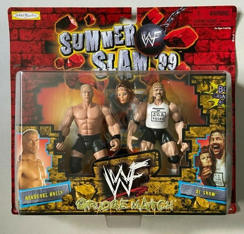 WWF Summerslam 99 HARDCORE HOLLY vs AL SNOW Wrestling Figures 2 Pack ...