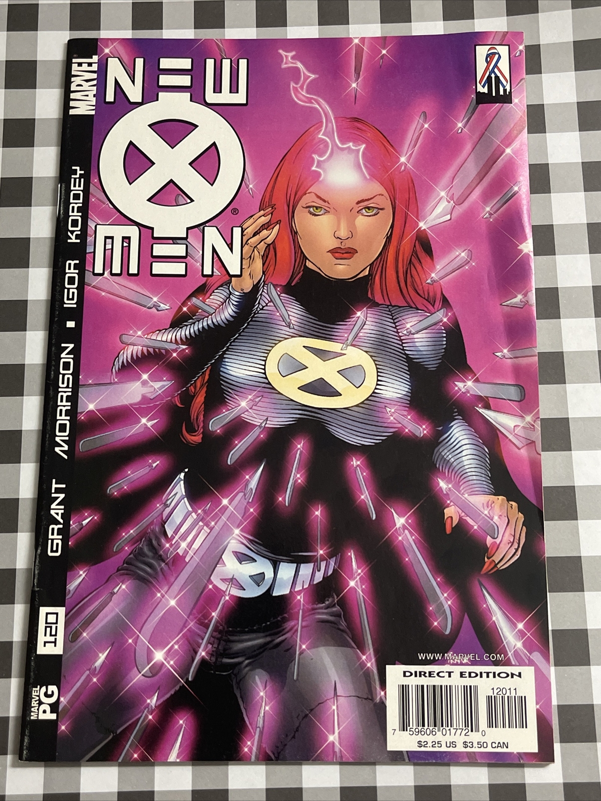 NEW X-MEN #120 FRANK QUITELY JEAN GREY PHOENIX COVER 2002 grant ...