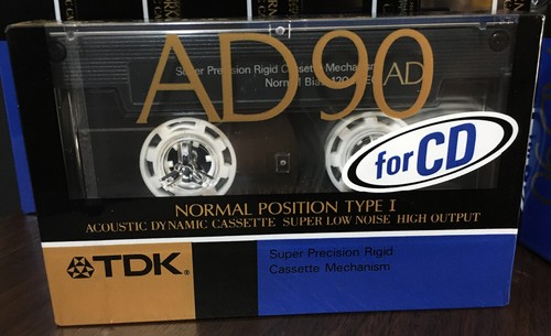 TDK AD 90 Music Cassette Tape Type I Normal Position (Sealed) Made in ...