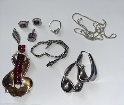 vintage 925 sterling silver jewelry lot 68.92 Grams | eBay