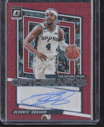 2023 Optic Red Opti-Graphs Auto #OG-GRA Devonte Graham | eBay
