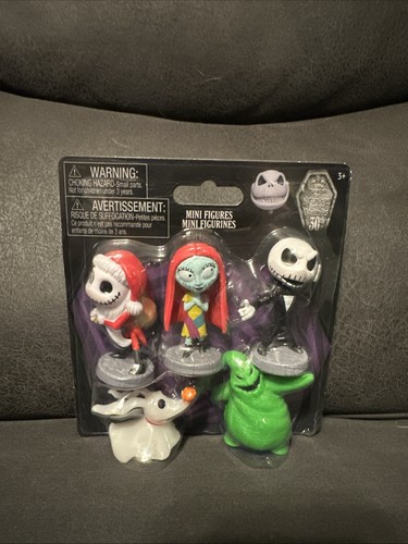 DISNEY Nightmare Before Christmas Mini Figures Complete Set 30th ...