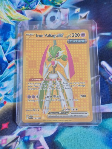 Pokemon Iron Valiant ex 261/182 SV04: Paradox Rift Holo | eBay