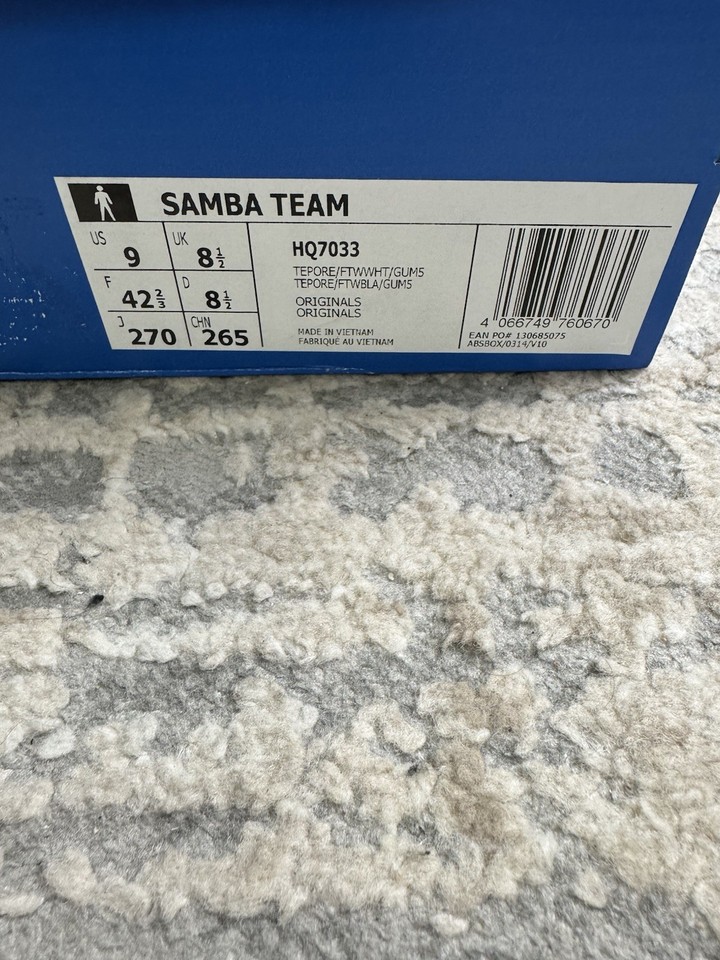 Size 8.5 - Adidas Originals Samba Team Arsenal Red HQ7033 | eBay UK