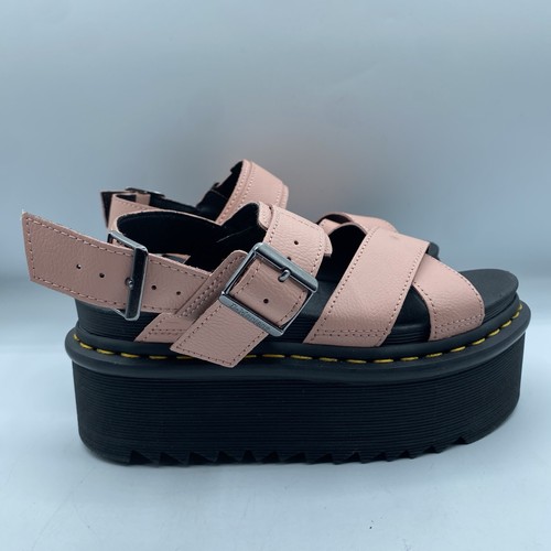 Doc Martens Voss II Quad Strap Sandals Pink Leather Women 5/ 36 EU ...