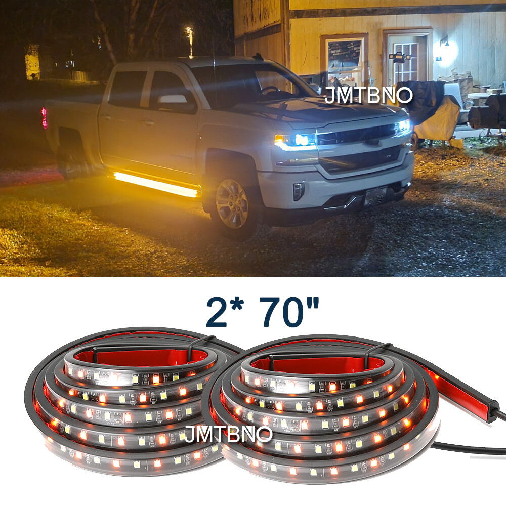 Amber Running Board Lights 2X Waterproof 24" Running Board Side Step