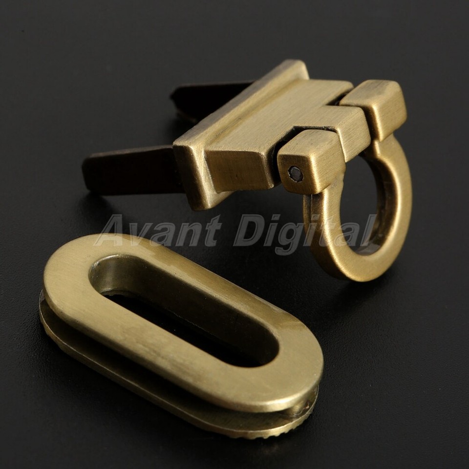 Metal Clasp Turn Lock 4Colors Twist Lock For DIY Craft Handbag Bag ...