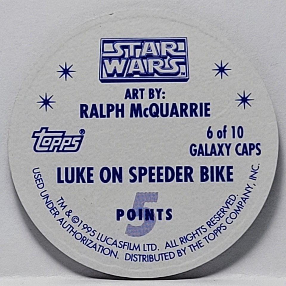 Vintage Pog / Milk Cap * Star Wars Galaxy Caps * FOIL #6 * Bin193 | eBay