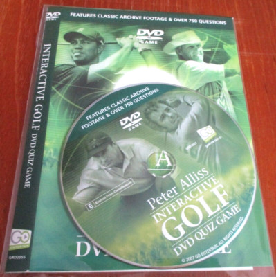 Peter Alliss - Interactive Golf - DVD Quiz Game | eBay UK