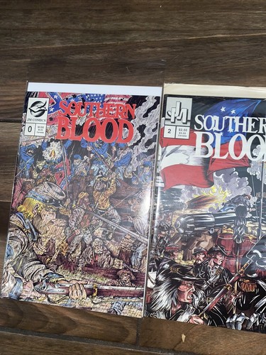 lot of 3 SOUTHERN BLOOD #0, 2, 5 VF/NM, JM Comics, 1995 NM Cancel ...