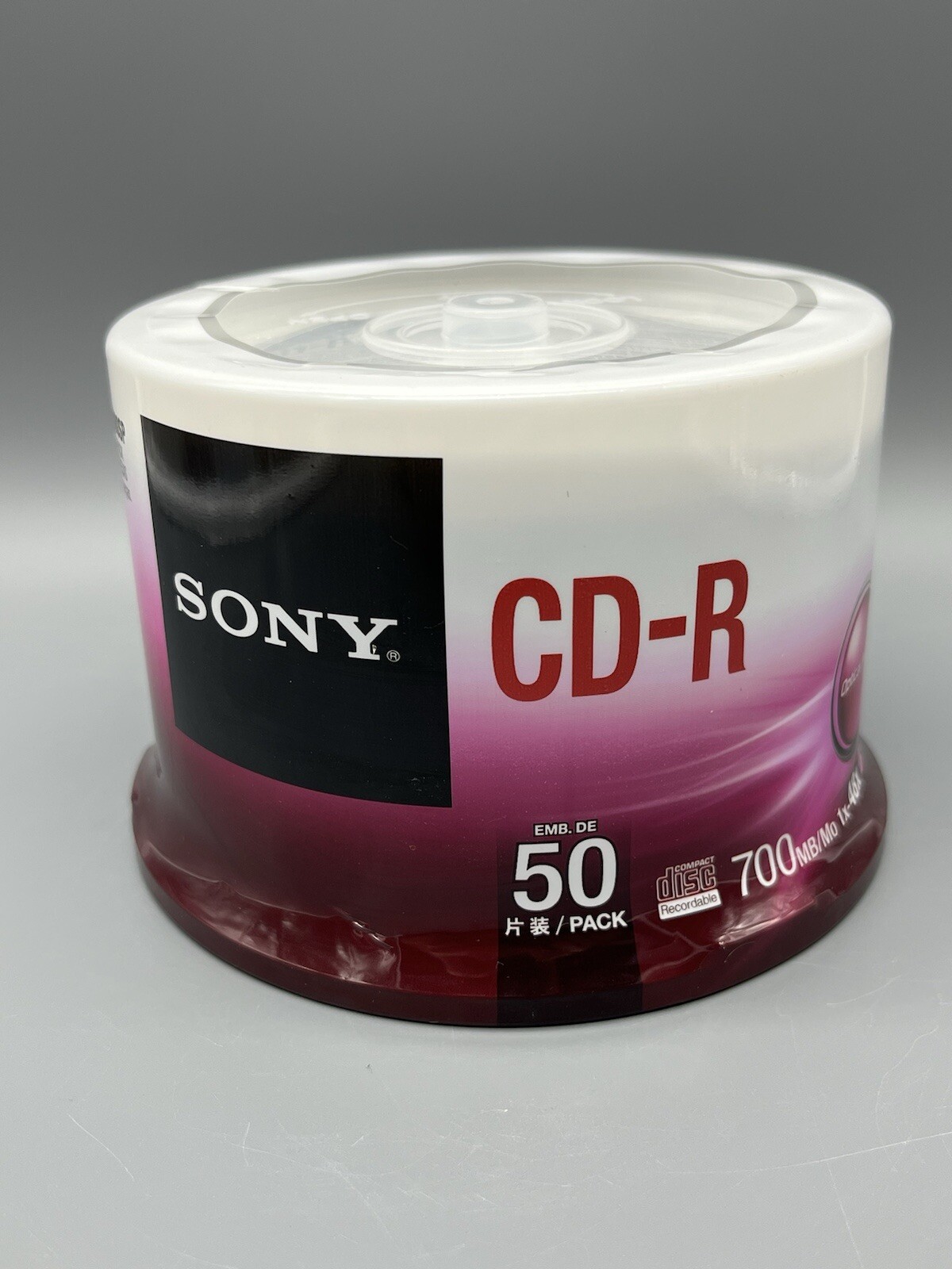 50 Sony 48x Blank Logo 700mb 80 Min Cd-r Disc for sale online | eBay