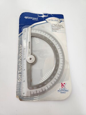 Westcott Soft Touch Protractor - Assorted (ACM14376) | eBay