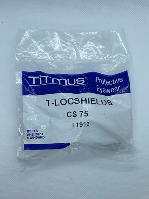 Titmus Side Shields CS75 T-Locshields Clear One Pair for SC900 Safety ...