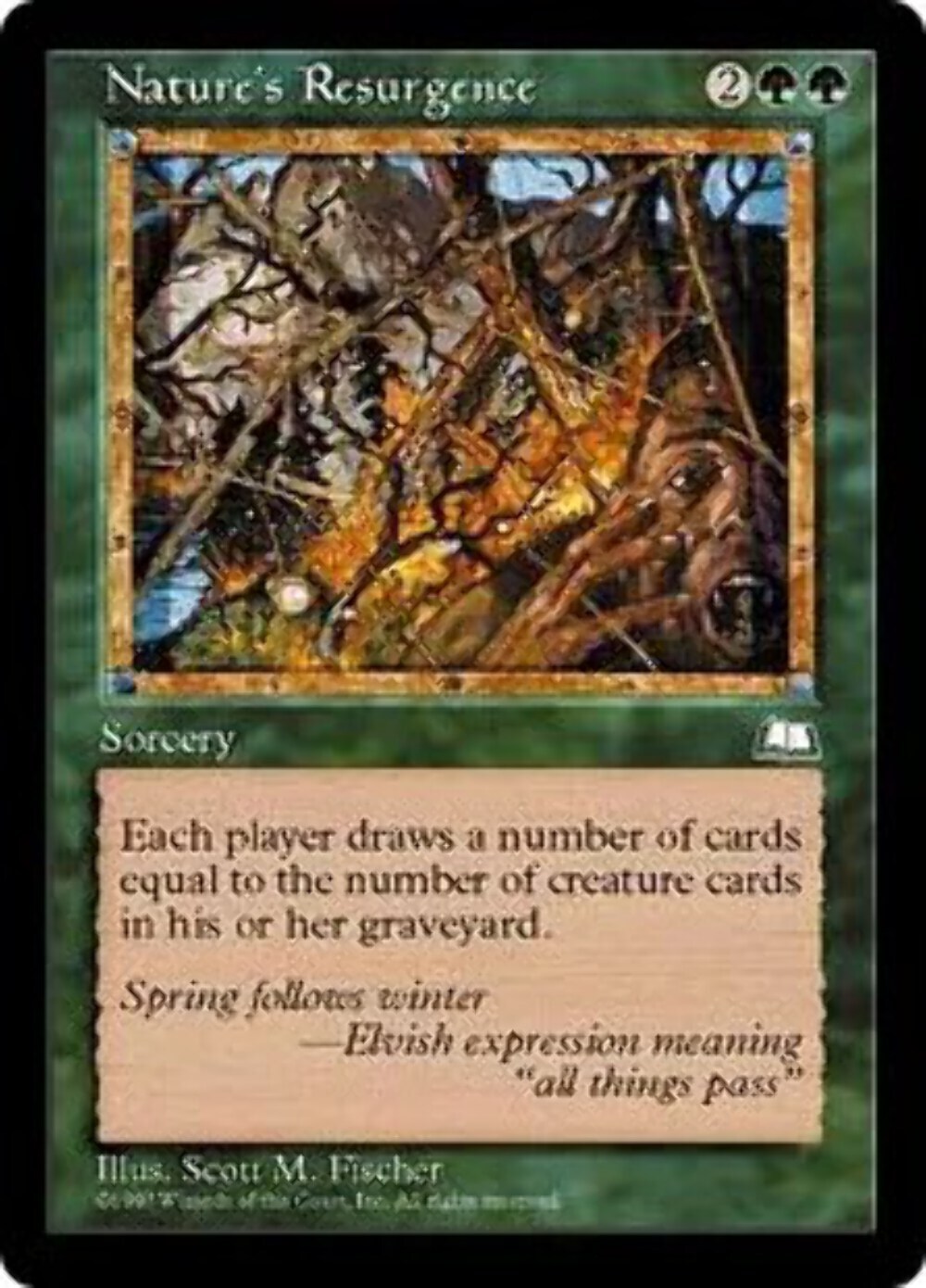 Nature's Resurgence - Weatherlight - Sorcery - Rare - 79 | eBay