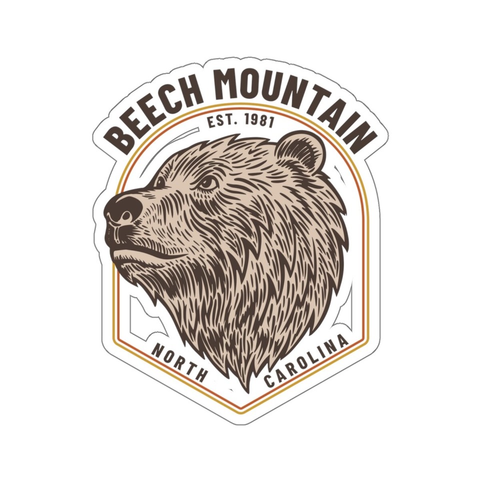 Beech Mountain, North Carolina - Kiss-Cut Stickers, Free Shipping! | eBay