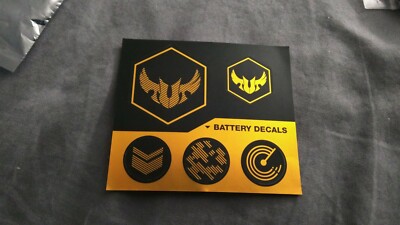 Brand New Genuine ASUS TUF The Ultra Force GOLDEN Color Badges Stickers ...