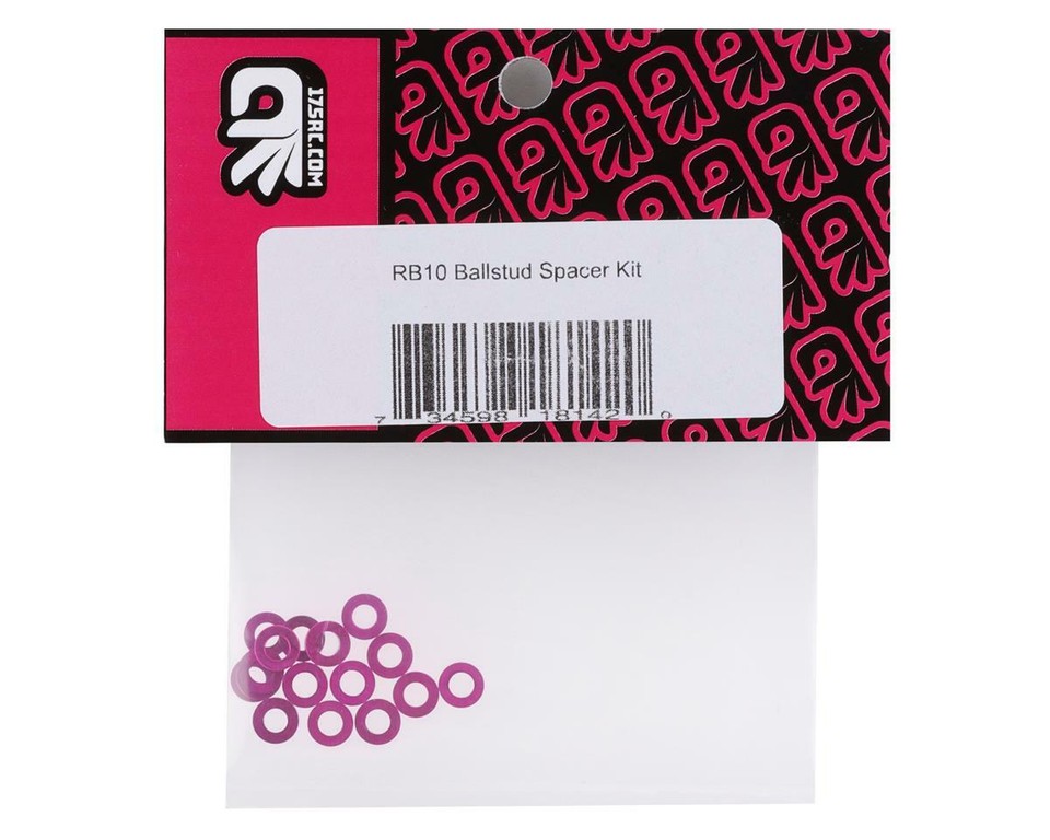175RC Associated RB10 Ball Stud Spacer Kit (Pink) (16) [175-18231] | eBay