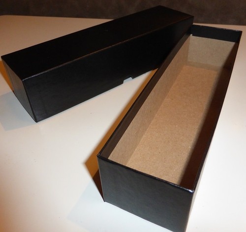 Black Coin Storage Box - Single Row (9" x 2½" x 2") for 2x2 Mylar Coin ...