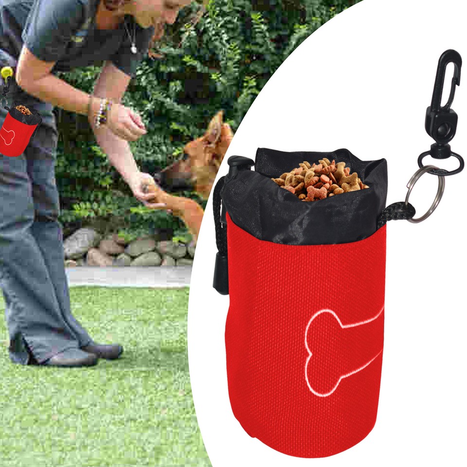 Pet Dog Puppy Cat Pouch Snack Bag Obedience Training Food Treat Travel ...