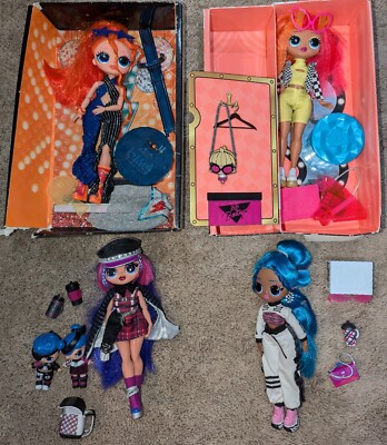 LOL OMG Dolls Neonlicious, Surprise Midnight Shadow, Chillax, & Dance ...