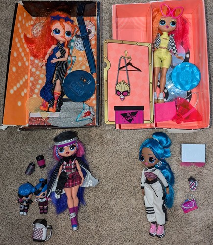 LOL OMG Dolls Neonlicious, Surprise Midnight Shadow, Chillax, & Dance ...
