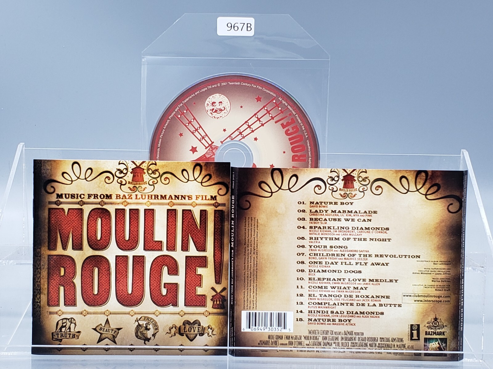 Moulin Rouge (Original Soundtrack) by Various Artists (CD) No Case No ...