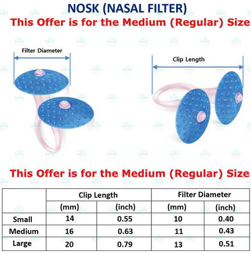 10 x Nosk Anti Allergy Dust Nose Filter - Invisible Nasal Filter ...