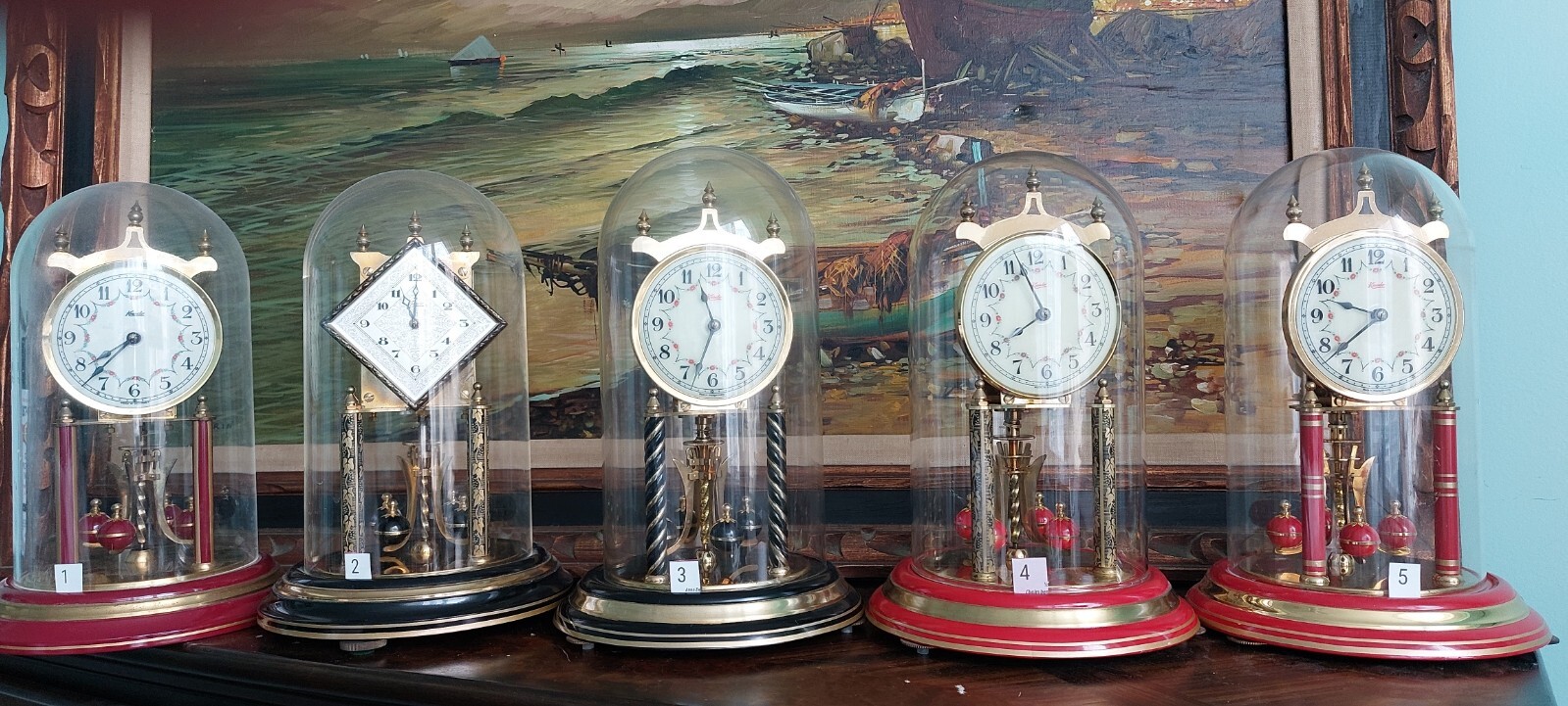 Pick one of 5 VINTAGE KUNDO ANNIVERSARY CLOCK-only one of its kind ...
