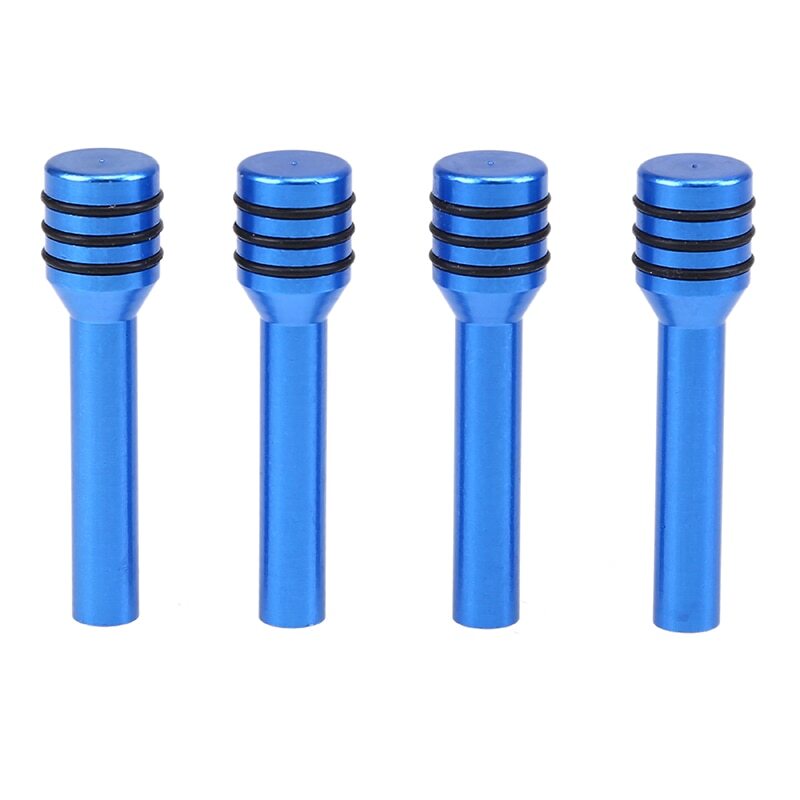 4Pcs Blue Knob Pull Pins Car Security Door Lock Pins Interior Door Lock ...