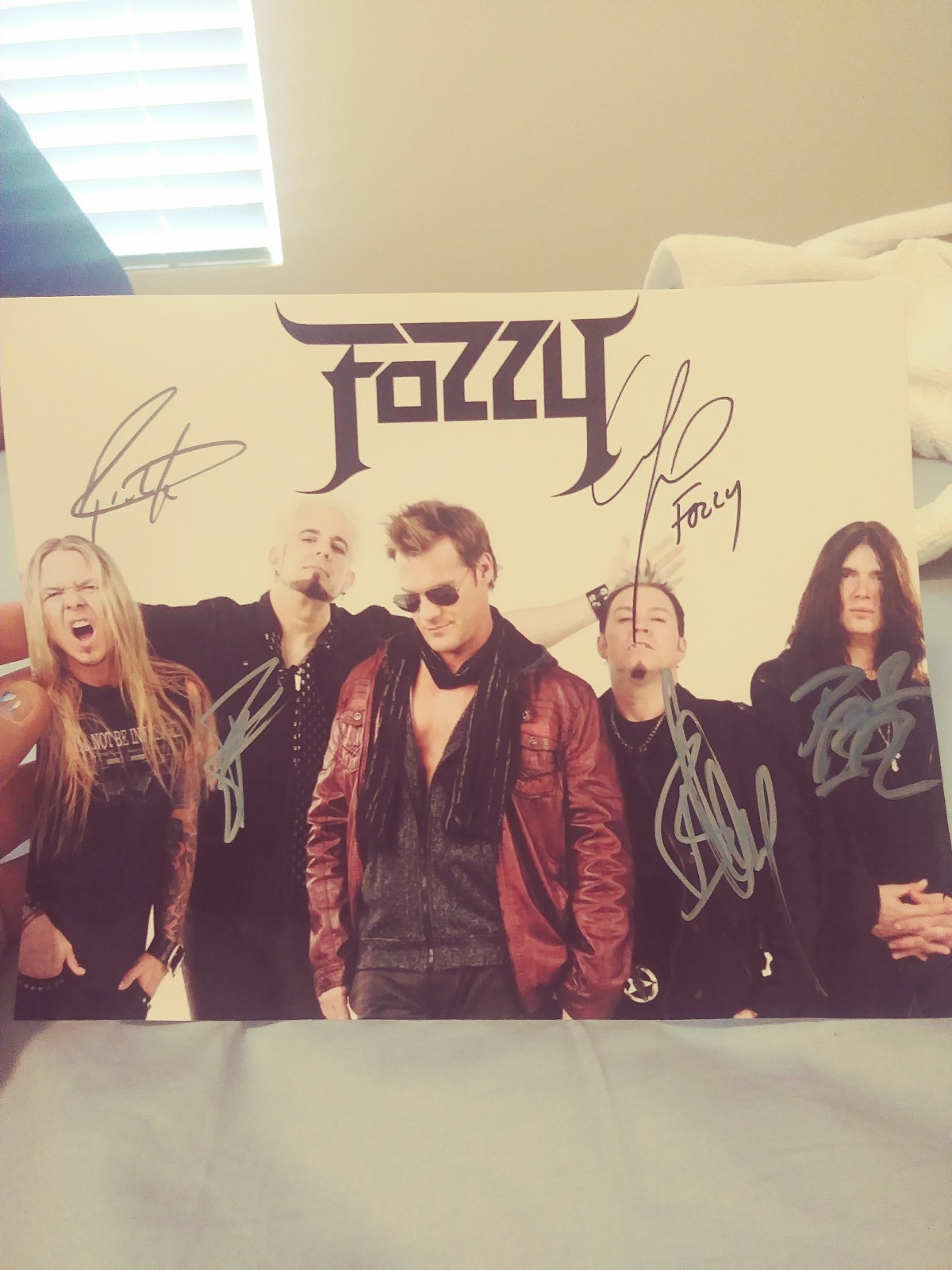 Fozzy Rock Band Musicians Music Signed 8x10 Photo Chris Jericho | eBay