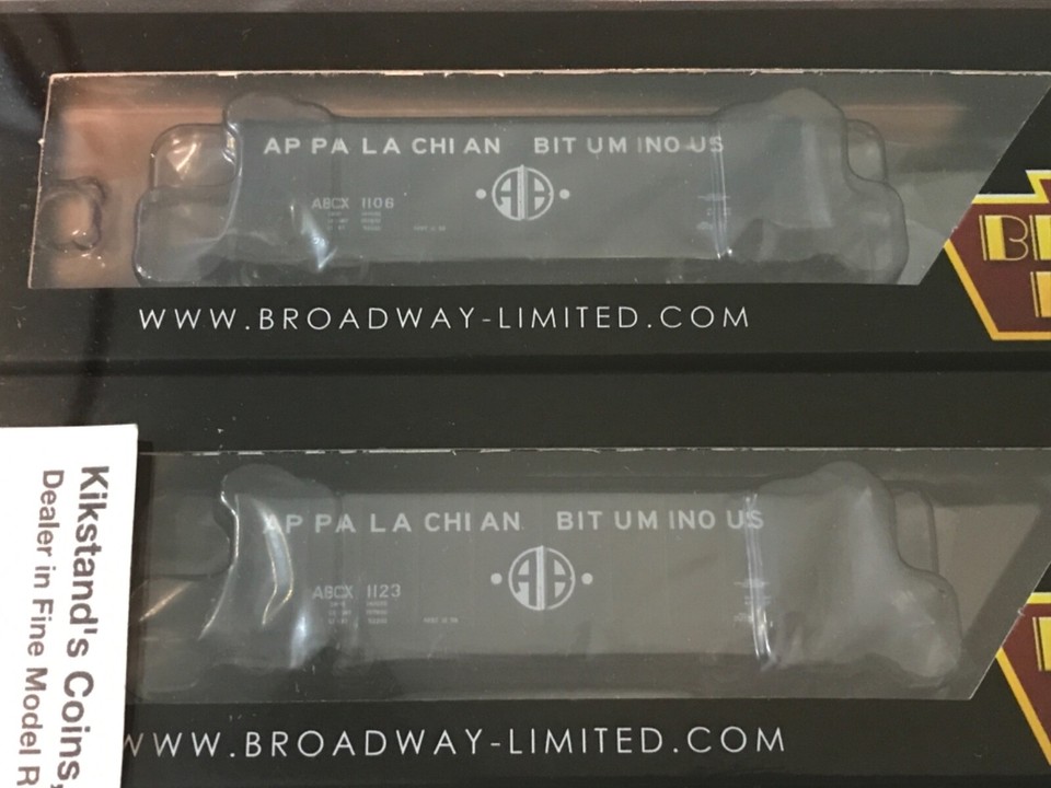 Broadway Limited Set 7158 & 7159 A/B Packs N Appalachian 3-Bay Coal ...