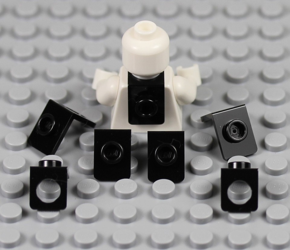 LEGO - Neck Bracket w/ Back Stud - Minifigure Body Wear Dark Light Gray ...
