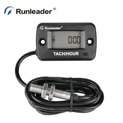 Rotating Shaft Hour Meter Tachometer RPM Maintenance Reminder Diesel ...