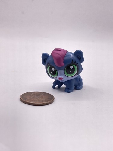 Lps Littlest Pet Shop Bear Mini Miniature Blue Green Eyes 4148 Precious ...