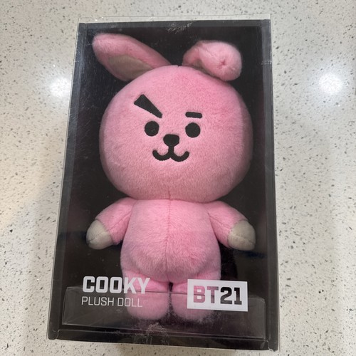 BT21 Line Friends 12" COOKY Standing Pink Doll Plush | eBay