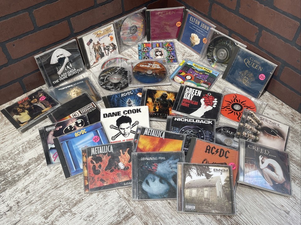 90s 00s CD Lot (31x) Alternative Rock, Punk, Rap, Comedy **UNTESTED ...