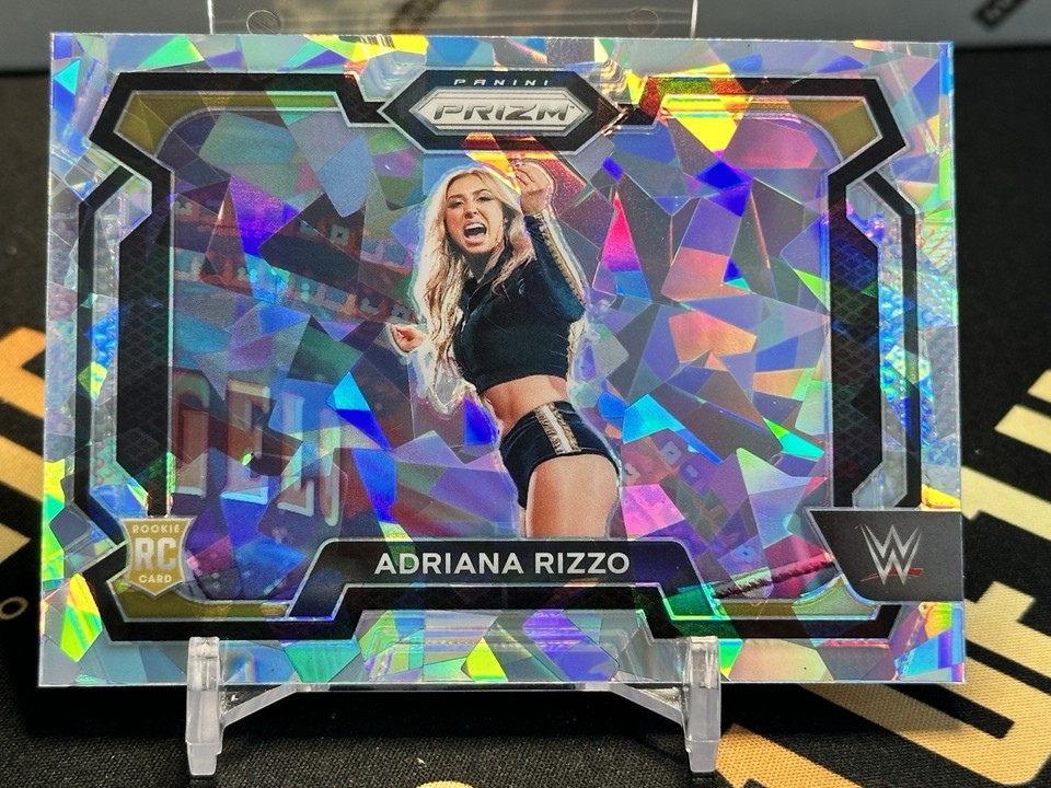 2024 Panini Prizm WWE Adriana Rizzo Cracked Ice Prizm Parallel Rookie ...
