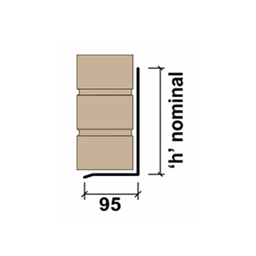 Stressline Standard Duty 100mm Single Leaf Angle Lintel SL100TR | eBay UK
