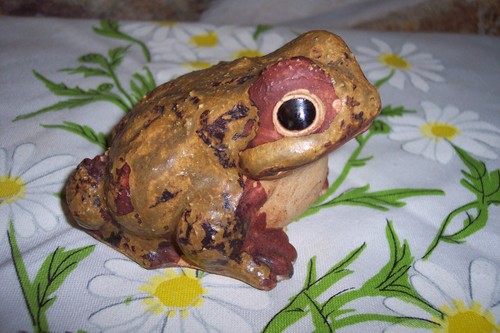 vintage pottery shigaraki 4" japan good luck toad frog | eBay