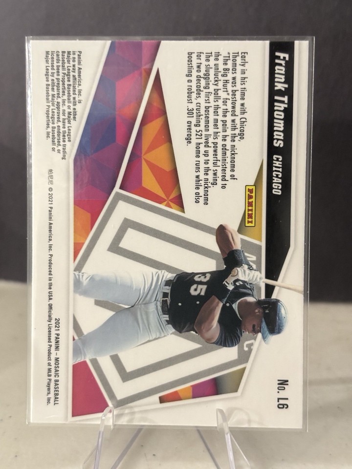 2021 Panini Mosaic - Launched Frank Thomas #L6 & Base #29 | eBay