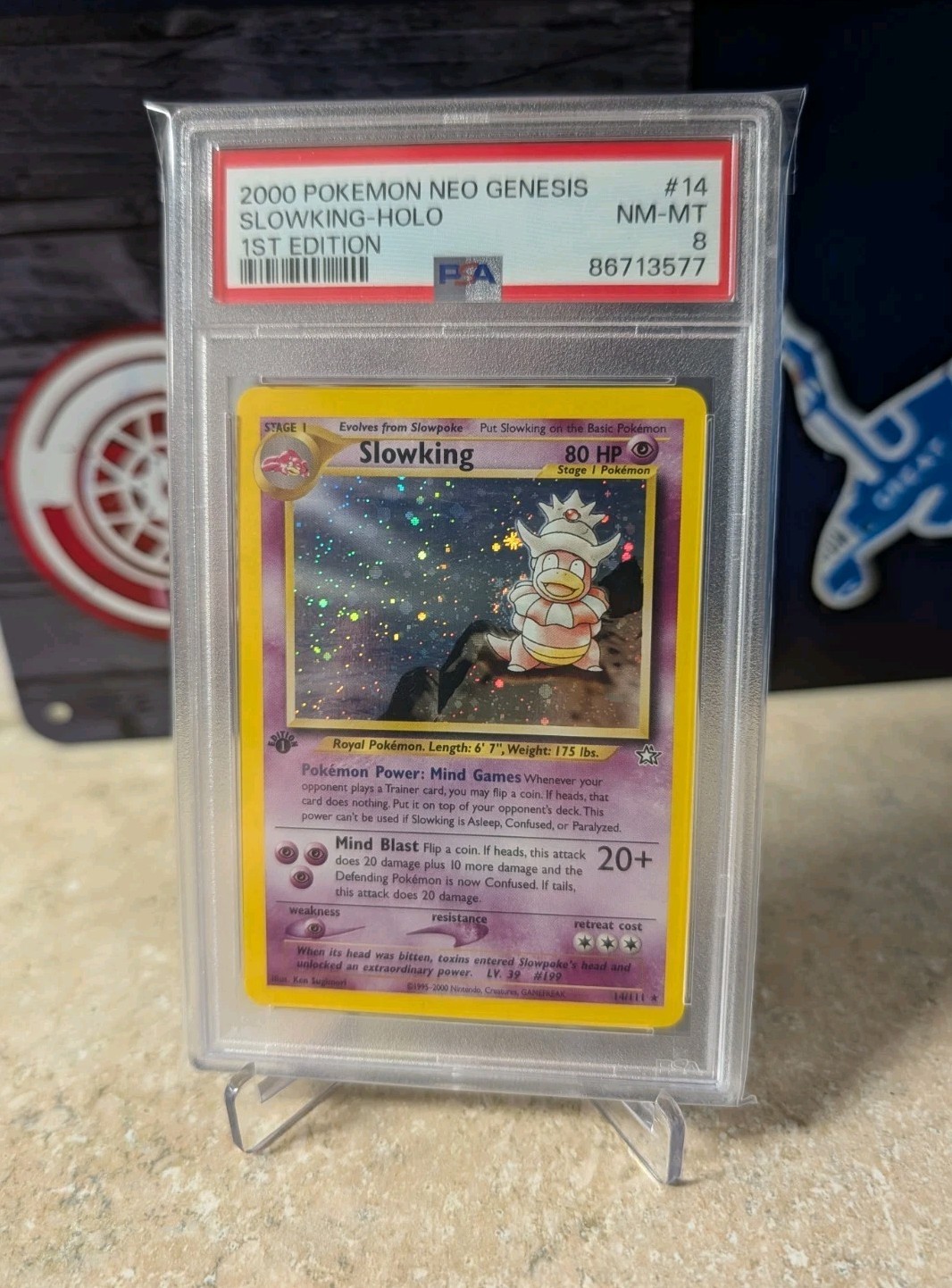 2000 POKEMON SLOWKING NEO GENESIS 1ST EDITION HOLO #14 PSA 8 | eBay